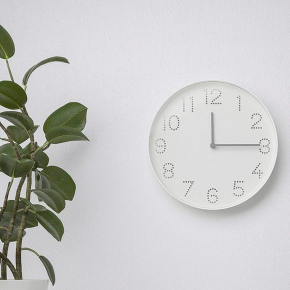IKEA | Accents | New Ikea Tromma Analog Wall Clock White 9 Modern ...